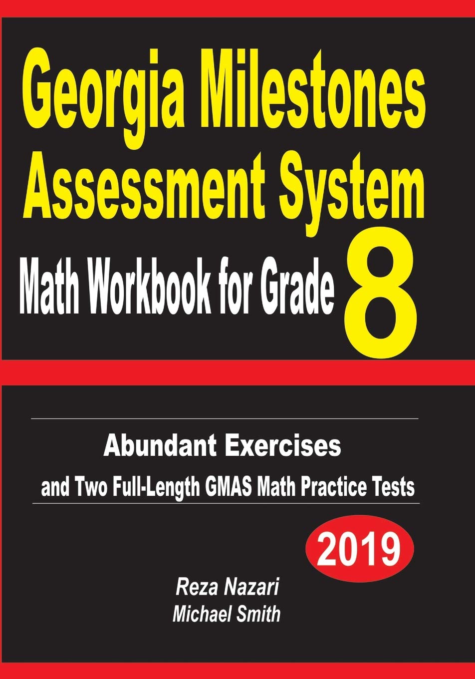 Georgia Milestones Assessment System Math Workbook for Grade 8 ...