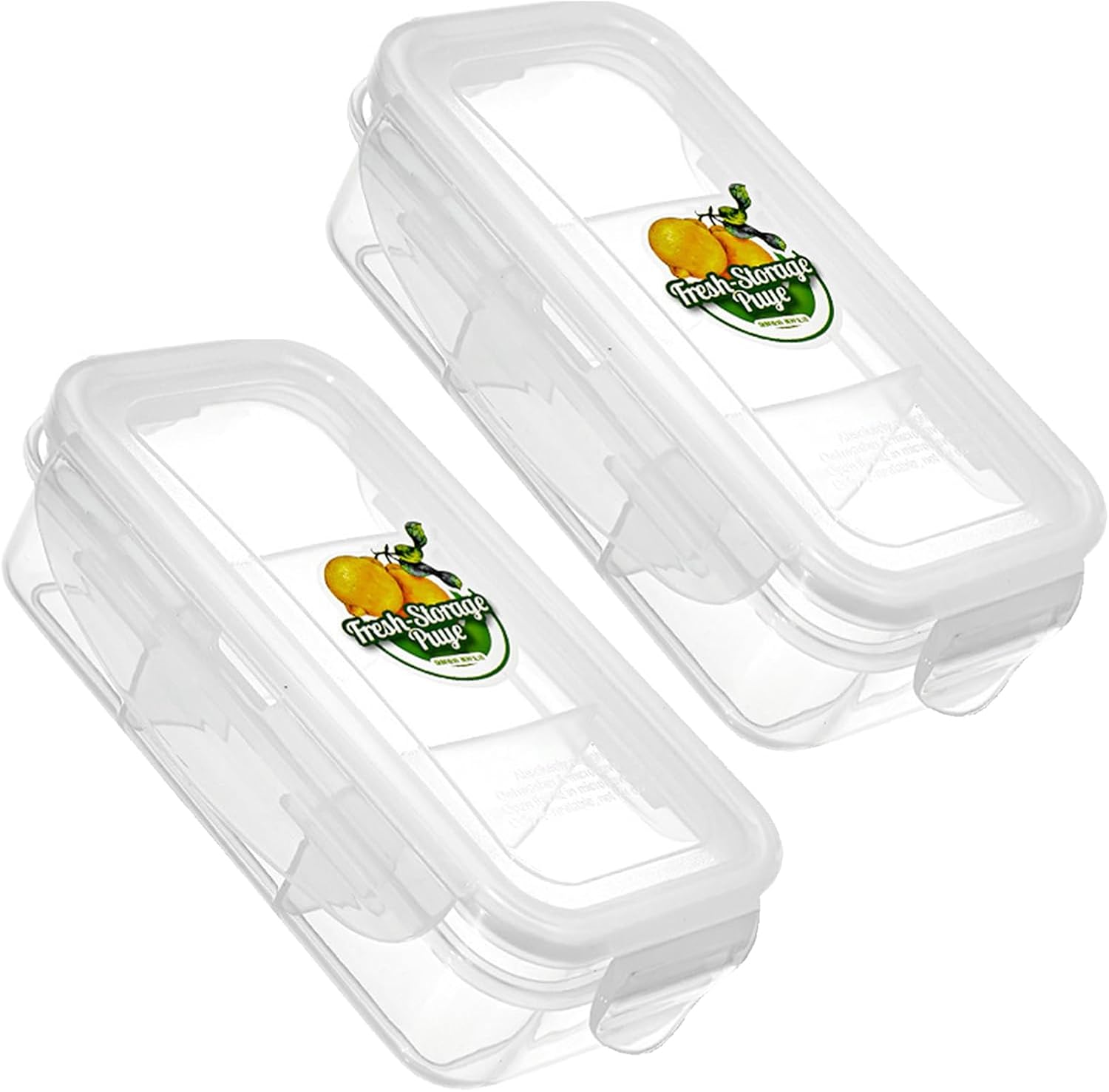 2 Pack Kids Snack Box, Snack Boxes for Kids Travel with 3 Compartments ...