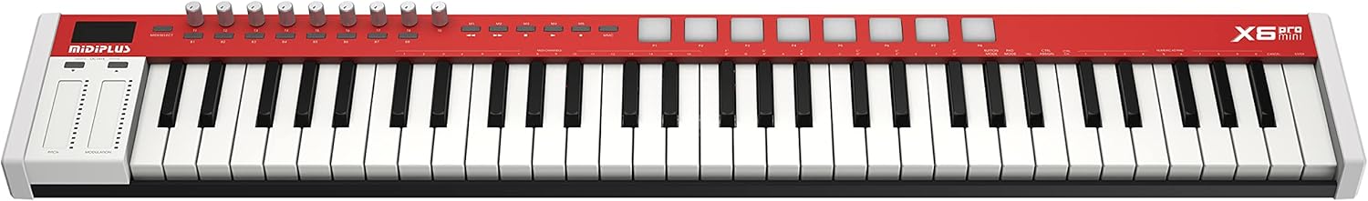 Amazon.com: MIDIPLUS X6 Pro mini USB MIDI Keyboard Controller : Musical ...