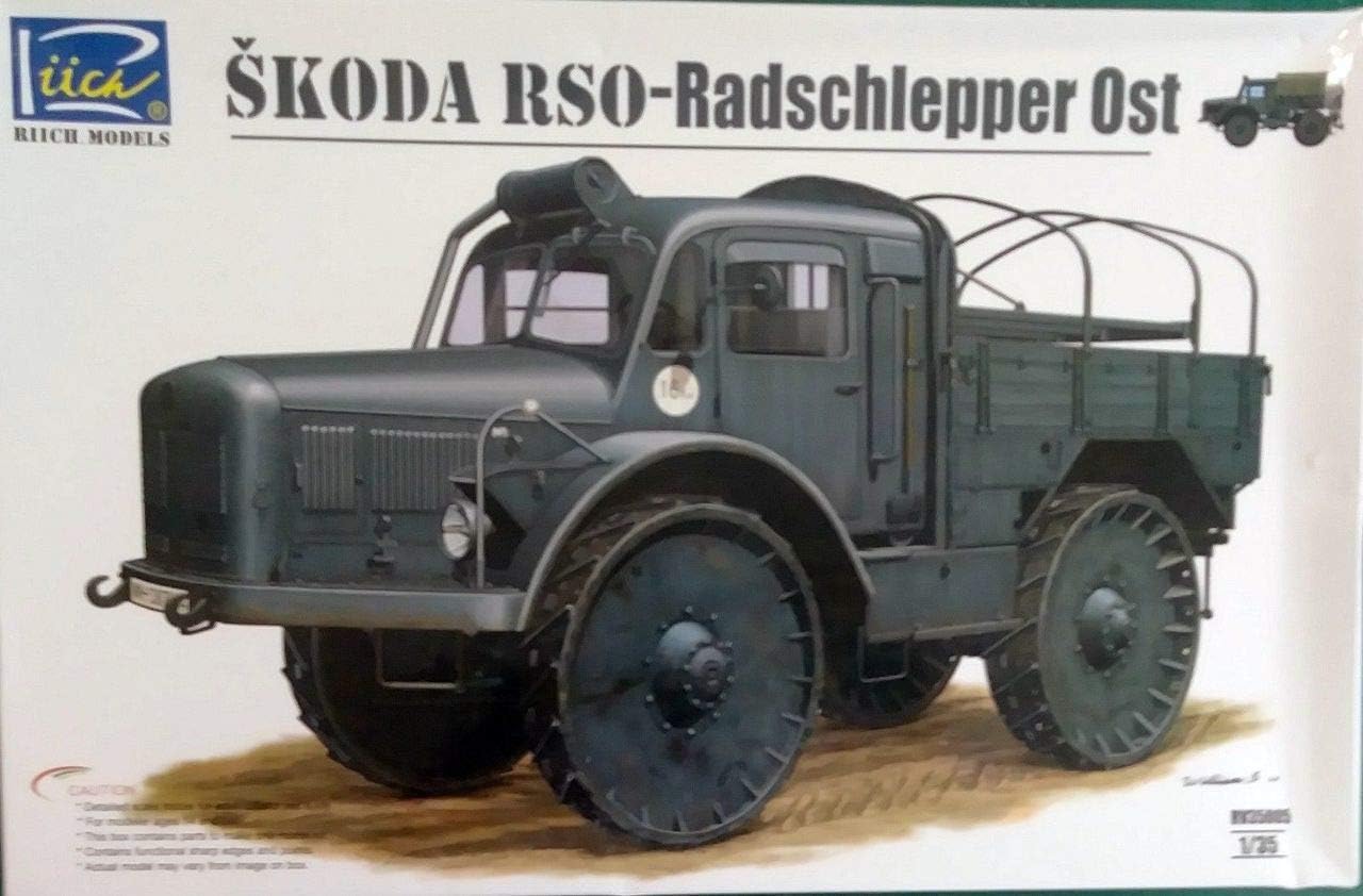 Amazon | Riich Models RV35005 - Model Kit Skoda RSO Wheel Tractor OST ...