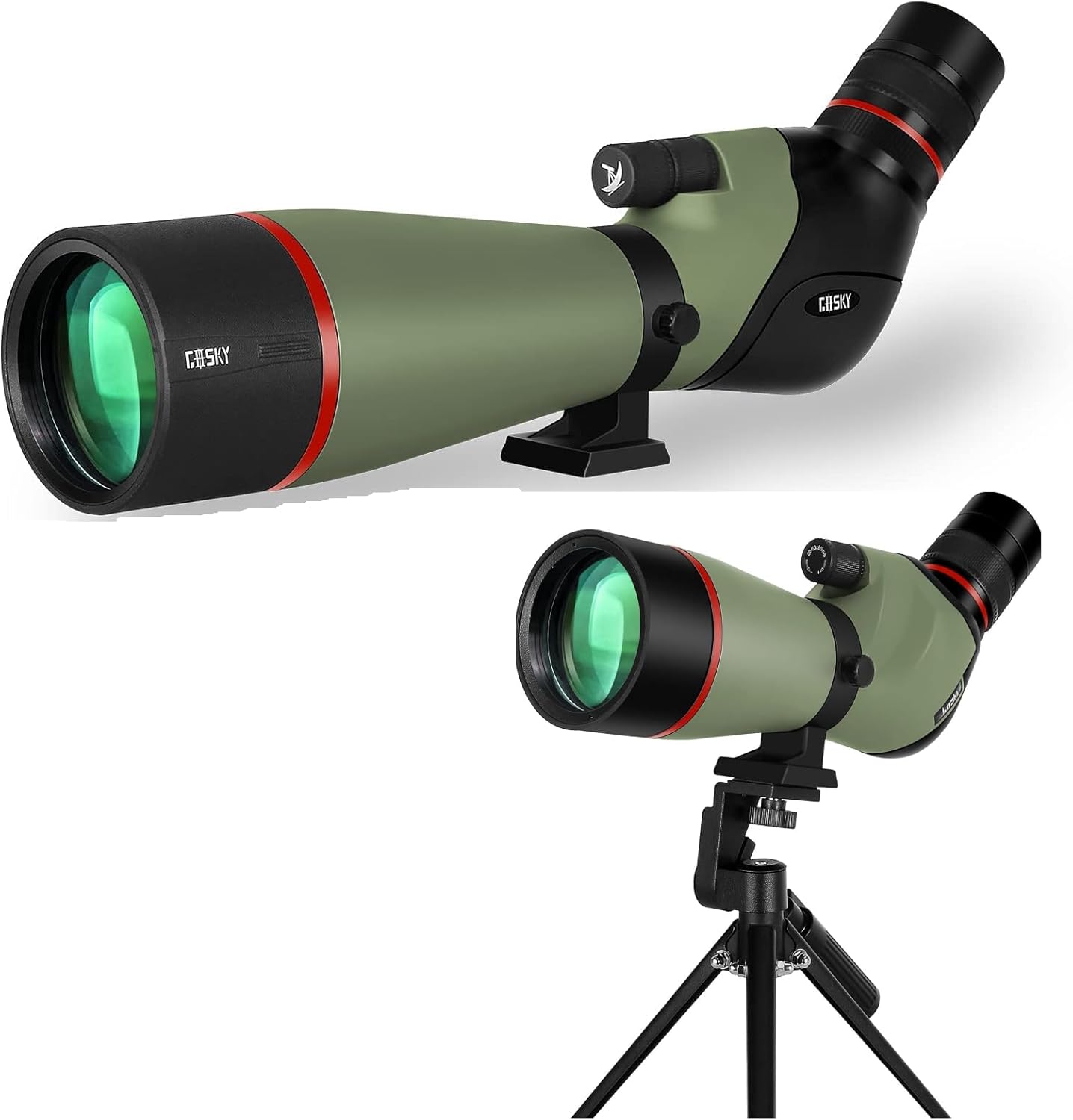 Amazon.com: Gosky 20-60X80 Spotting Scope with 20-60x60 Spotting Scopes ...