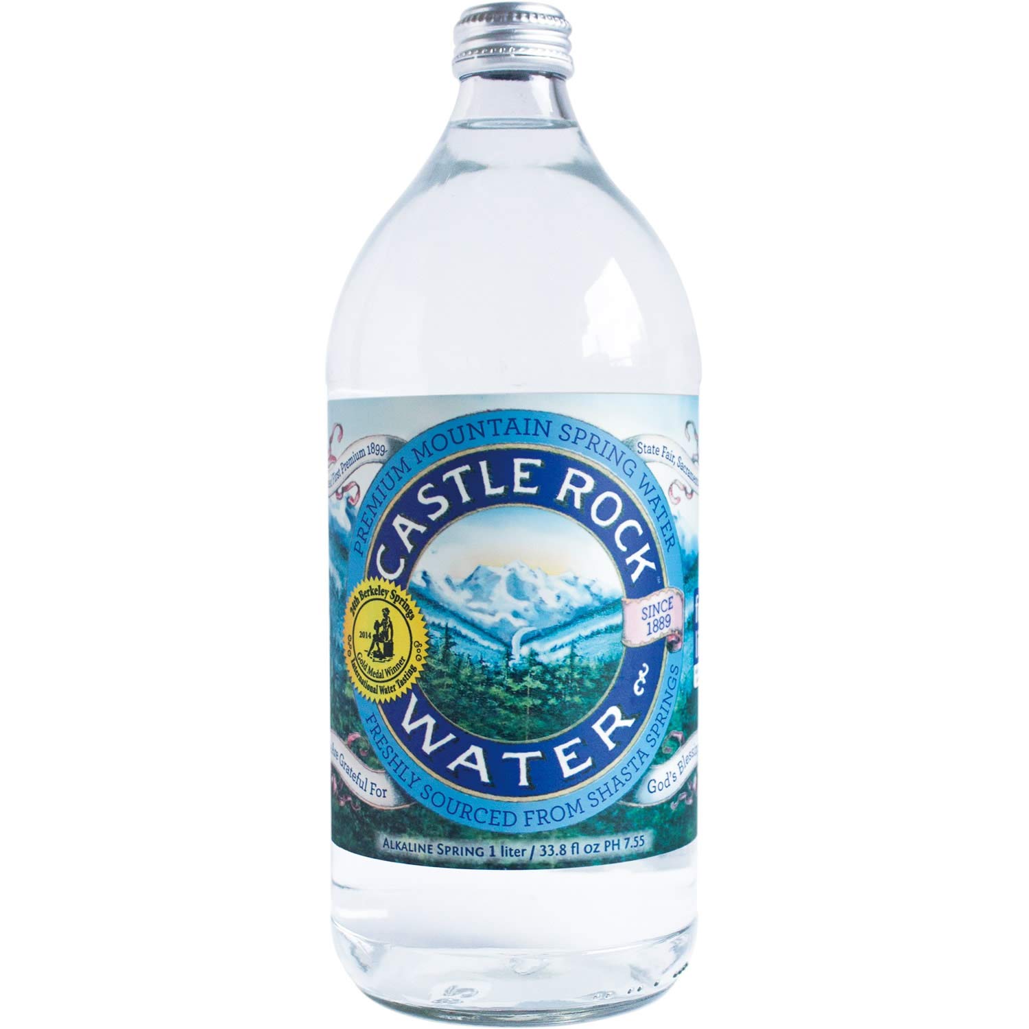 Amazon.com : Castle Rock Water, Spring, 33.8 Fl Oz : Grocery & Gourmet Food