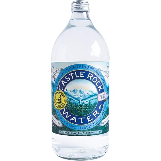 Amazon.com : Castle Rock Water, Spring, 33.8 Fl Oz : Grocery & Gourmet Food