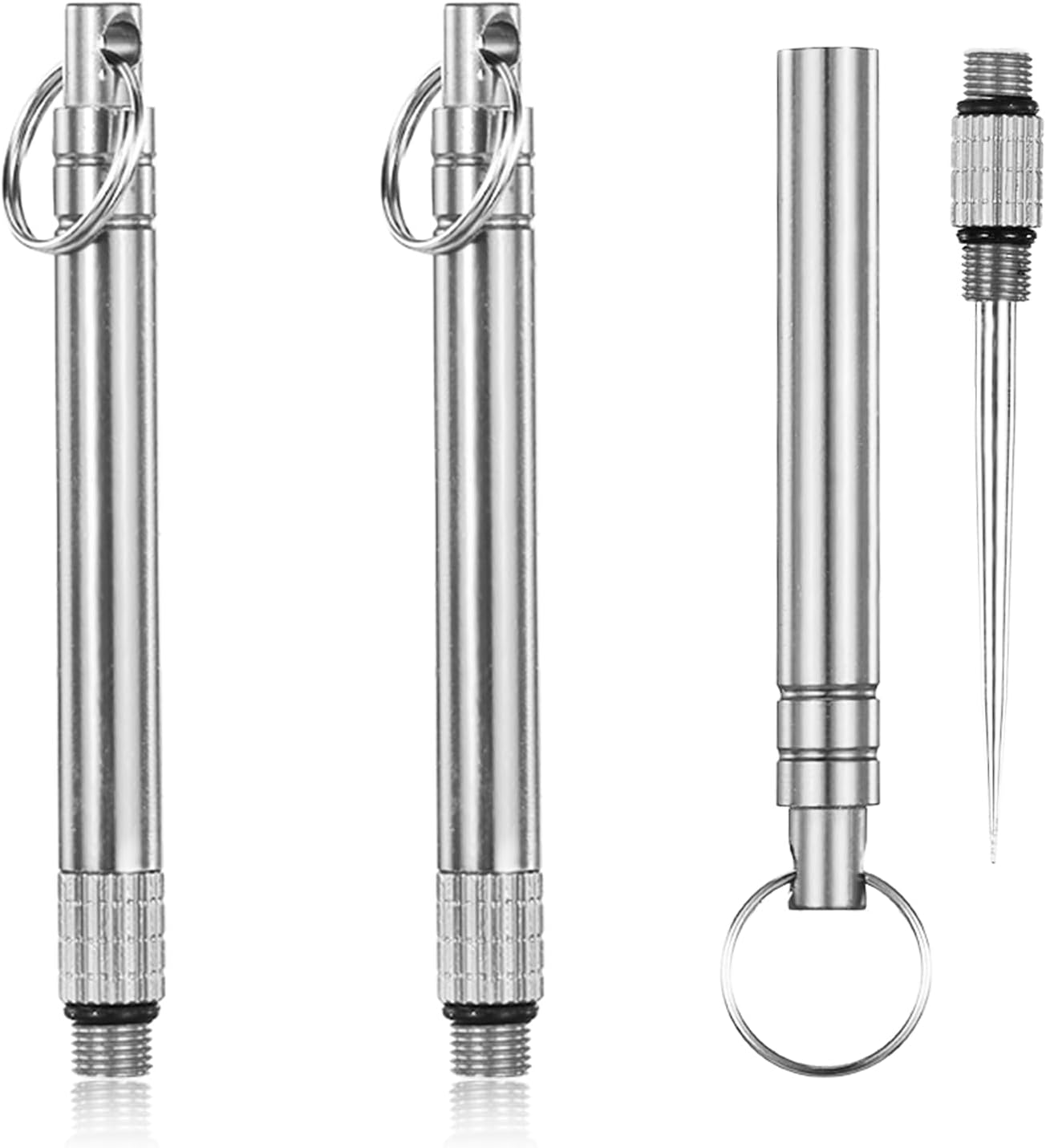 Amazon.com: BOHUIZ 3Pcs Portable Mini Toothpicks Holder, Metal Reusable ...