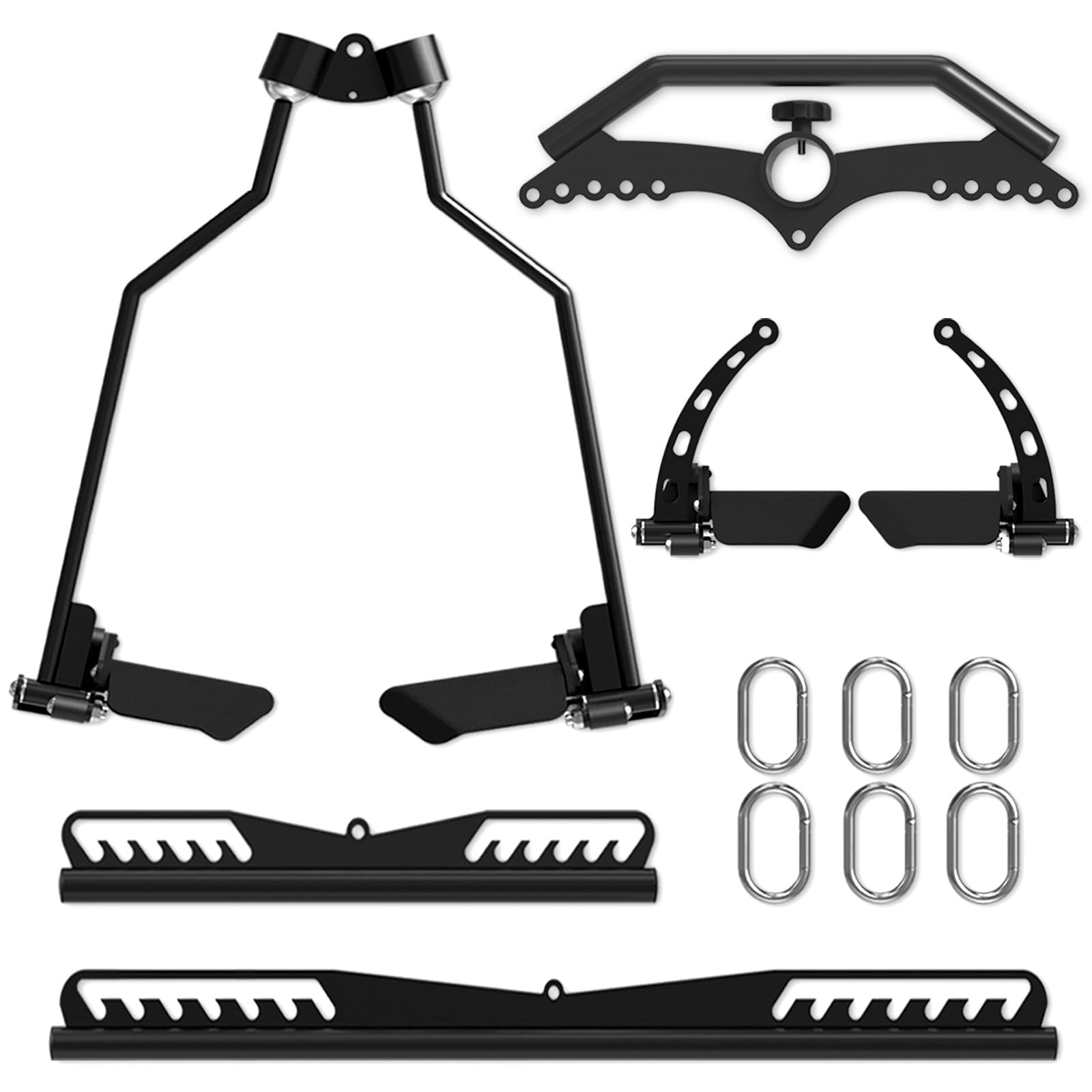 Buy Mikolo LAT Pulldown Attachments, Multi-Grip LAT Pulldown Bar for ...