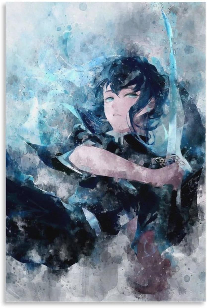 Amazon.com: Muichiro Tokito Art Poster Gifts Canvas Painting Poster ...