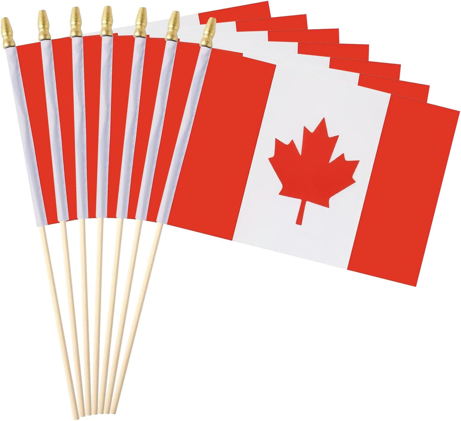 Amazon.com: Hand Held Canada Flag Canadian Flag Stick Flag Mini Flag 50 ...