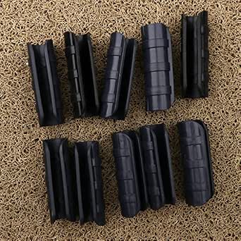 CALANDIS 10 Pieces Greenhouse Frame Pipe Tube And Film Clip Clamp ...