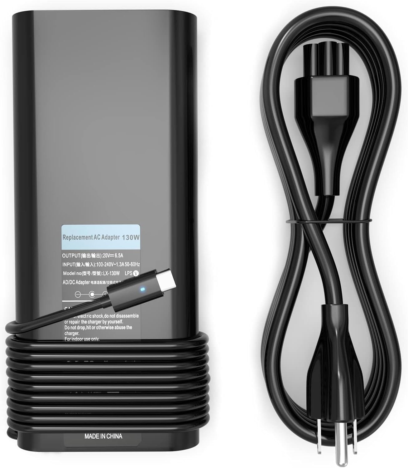 Amazon.com: 130W USB C Type C Laptop Charger Compatible with Dell ...