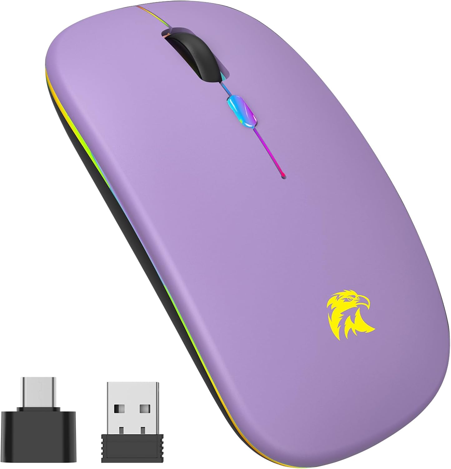 Mouse Wireless, Mouse Bluetooth, Mouse Wireless Ricaricabile, Mouse 2,4 ...