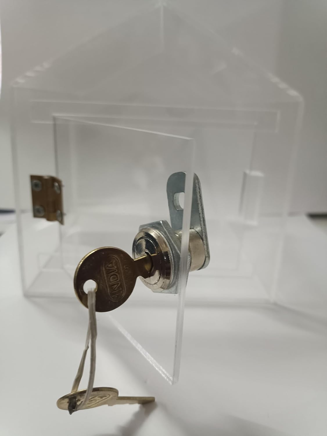 SmartPro Transparent Acrylic Donation Box Lucky Draw Box for Coupon ...