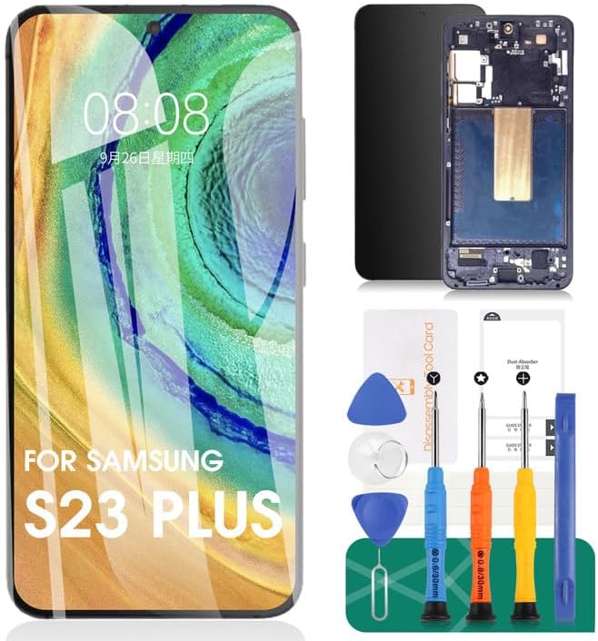 Amazon.com: Original for Samsung Galaxy S23 Plus Screen Replacement for ...
