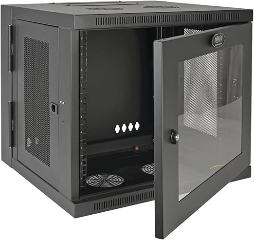 Amazon.com: Tripp Lite 10U Wall Mount Rack Enclosure Server Cabinet ...