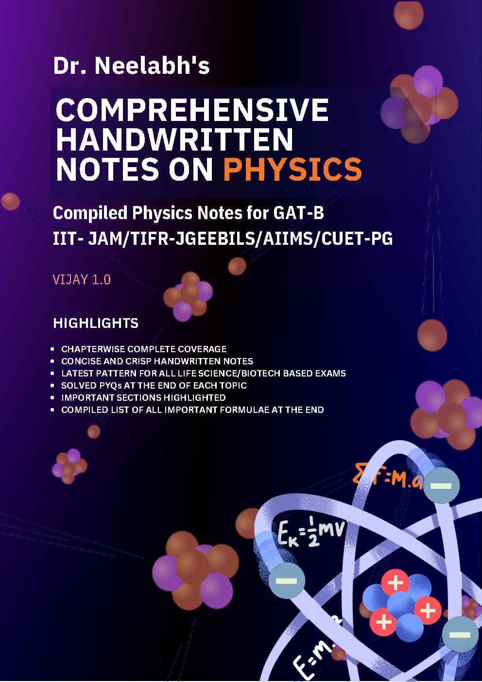 Buy Comprehensive Handwritten Notes on Physics Book Online at Low ...
