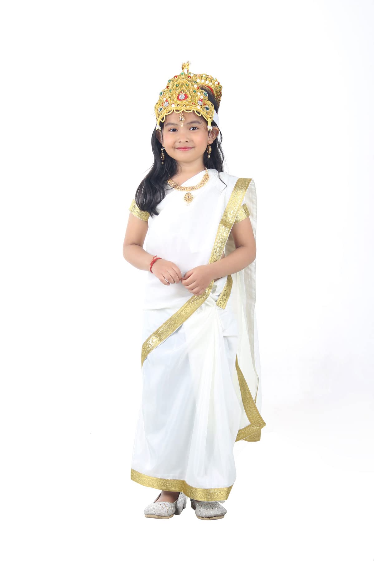Buy BookMyCostume Mahagauri Parvati Mata Hindu Goddess Girls & Adults ...