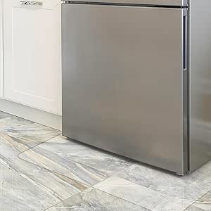 Amazon.co.jp: WEIMALL Refrigerator Mat, 27.6 x 29.5 inches (70 x 75 cm), PVC Floor, Scratch ...