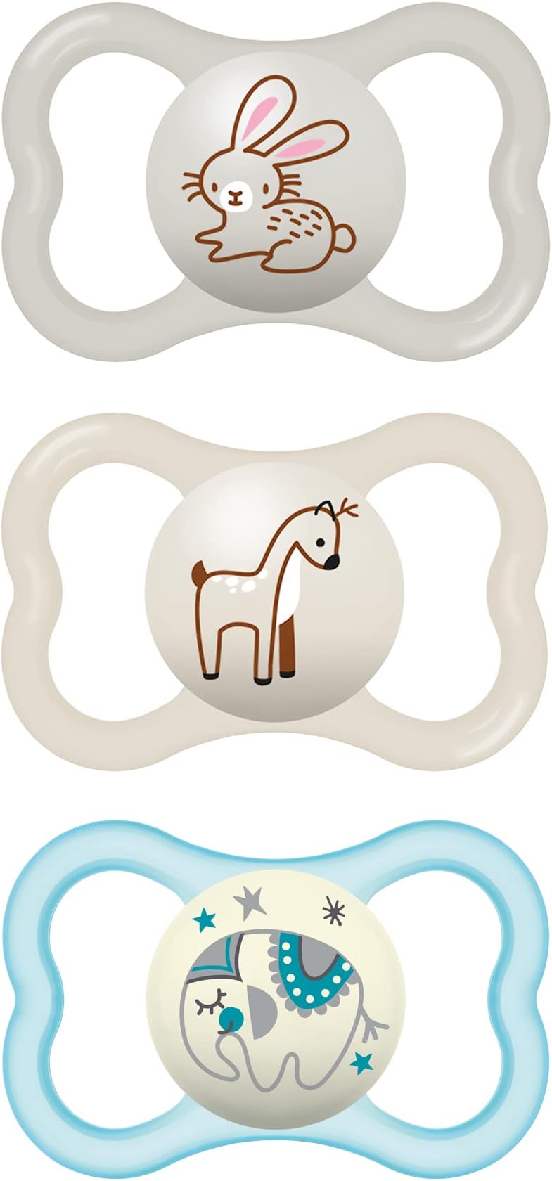 Amazon.com : MAM Air Night & Day Baby Pacifier, for Sensitive Skin ...