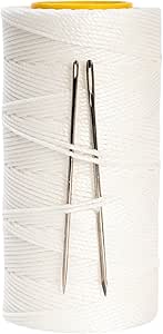 Amazon.com: Sail Repair Kit with Sail Needle, Thick Waxed Twine White Twine String for Whipping ...