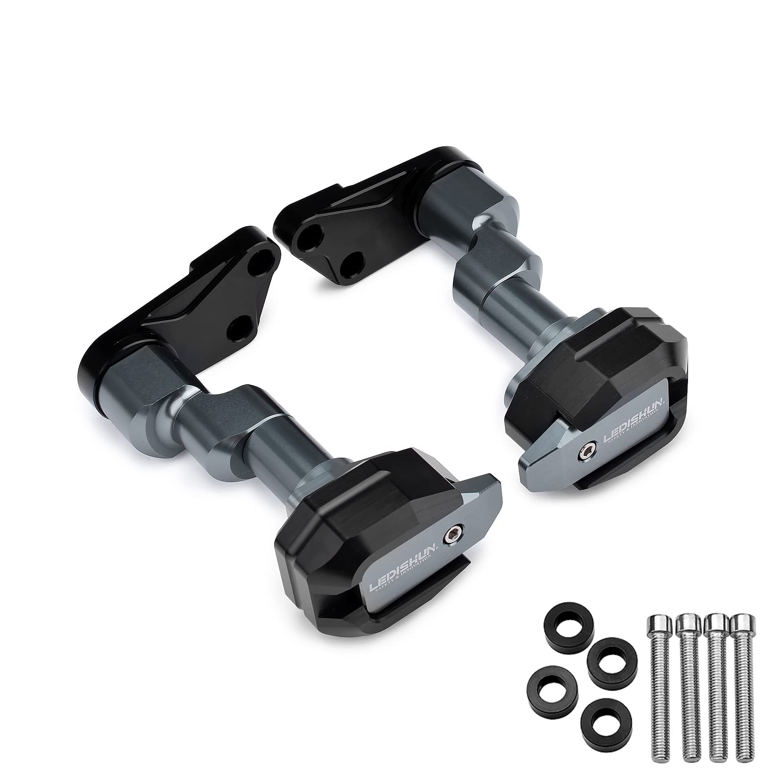 Amazon.com: LEDISHUN Motorcycle Falling Protection Frame Slider Guard ...