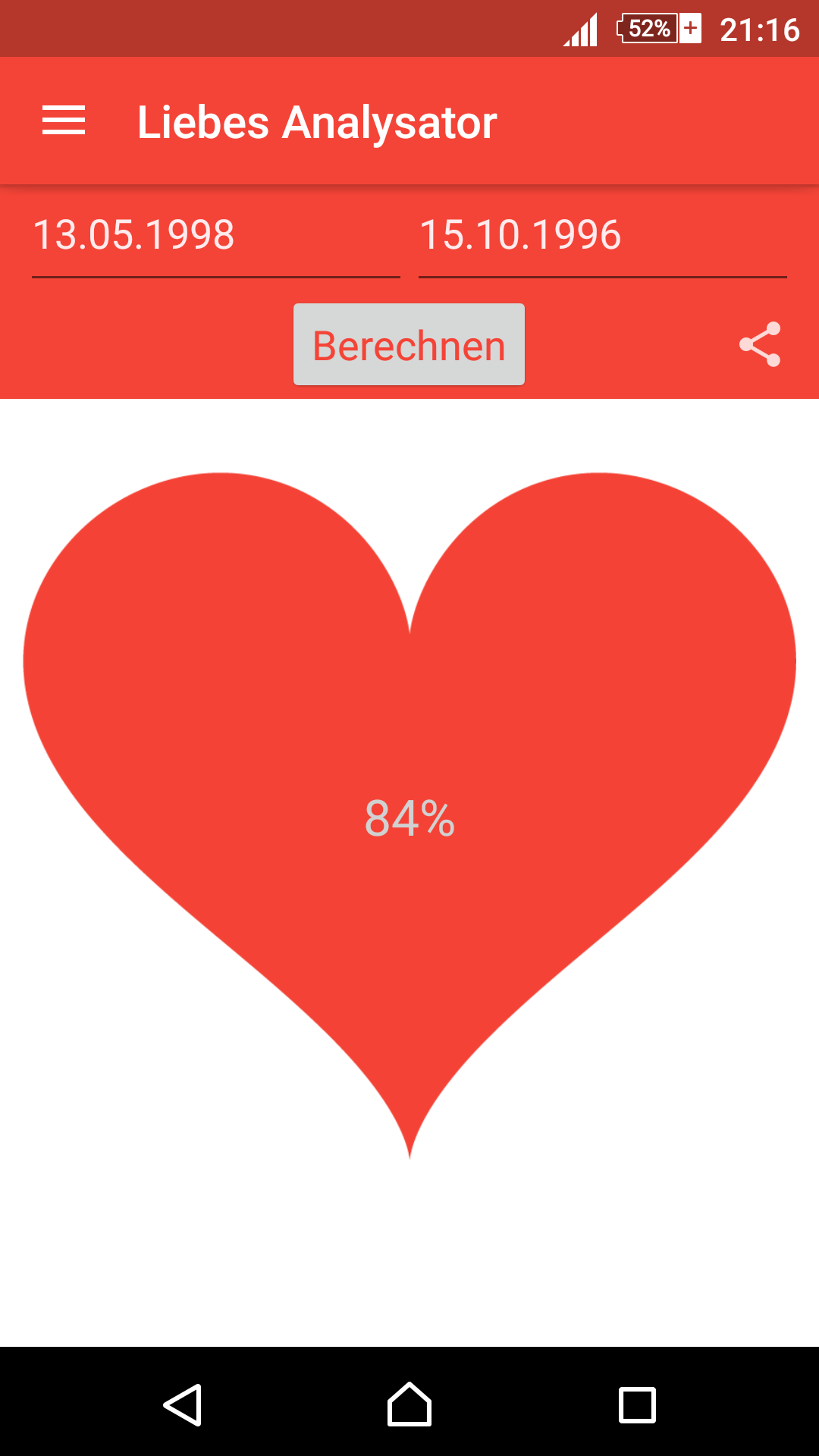 Liebes Analysator - Der Liebestest:Amazon.de:Appstore for Android