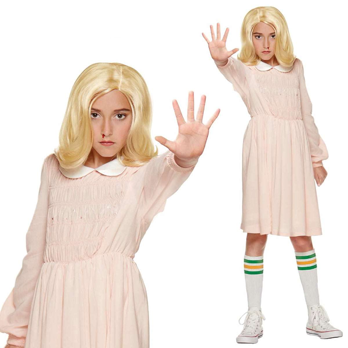 Amazon.co.jp: ストレンジャーシングス イレブン ワンピース コスプレ