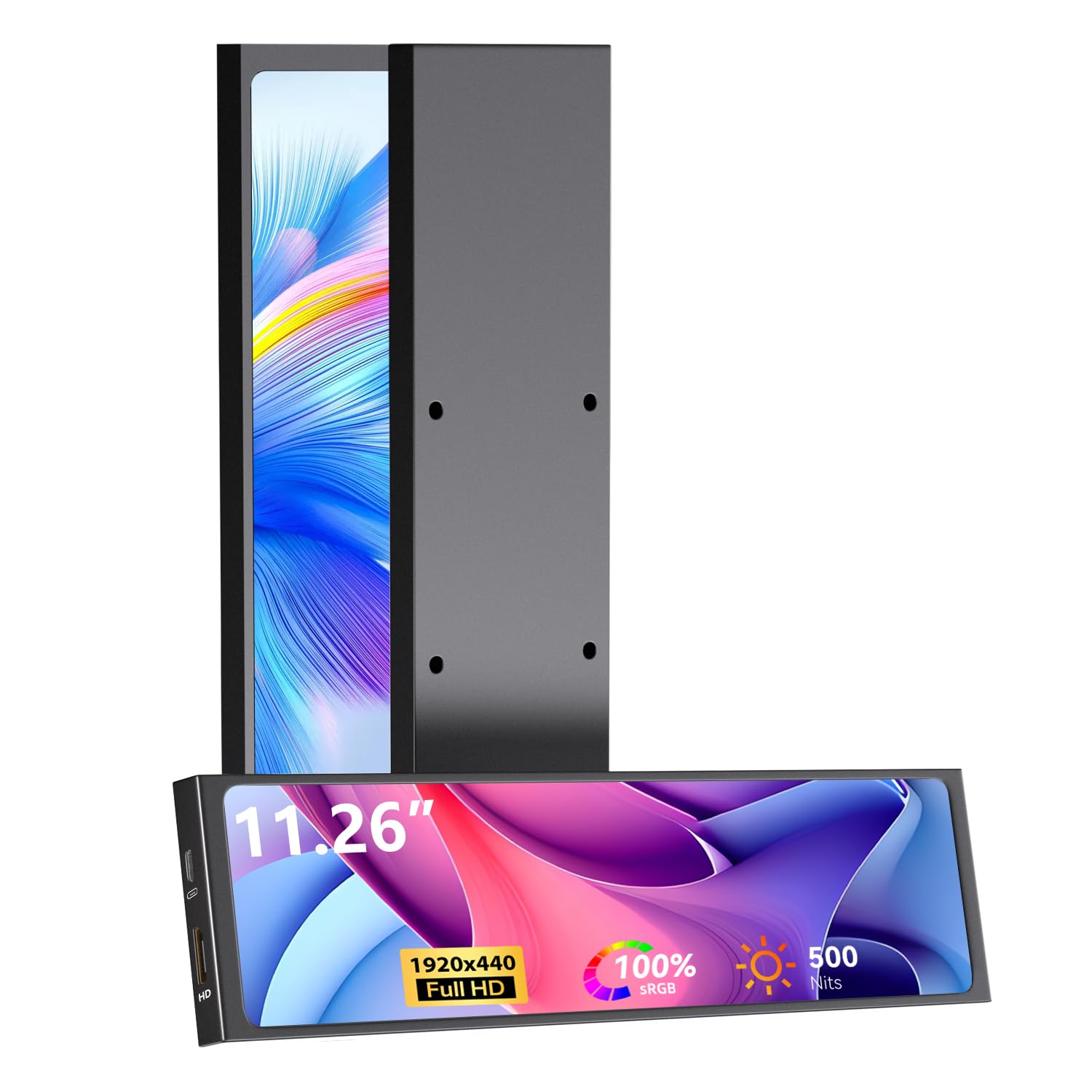 Snapklik.com : AISHICHEN 11.26" Mini Monitor FHD 1920x440 Small Wide ...