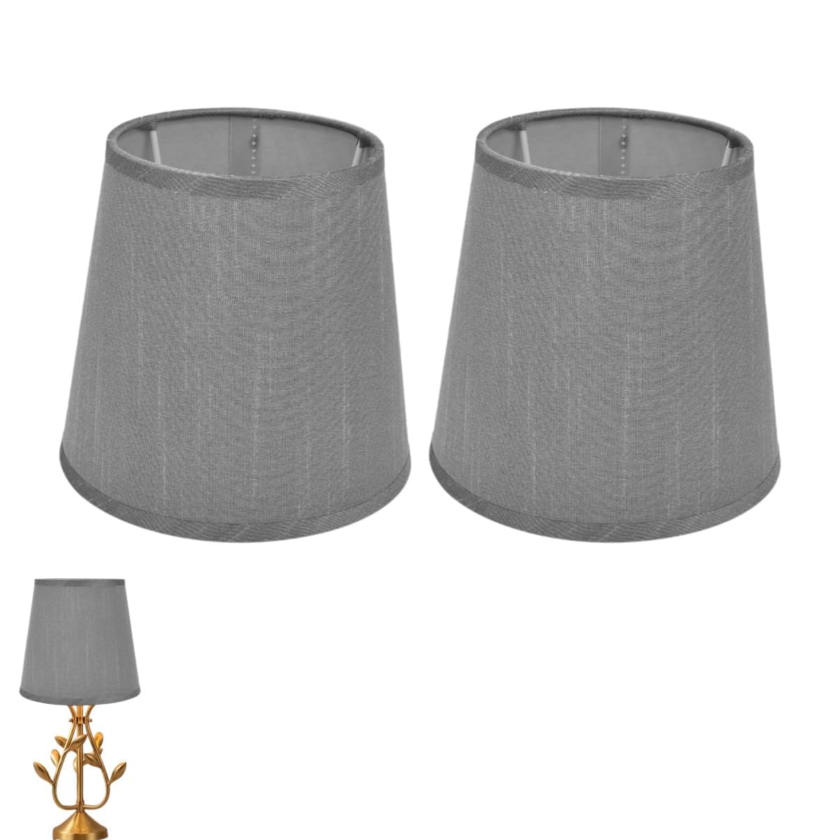 Cyrank Small Lamp Shade Set of 2, Chandelier Mini Lamp Shade Light ...