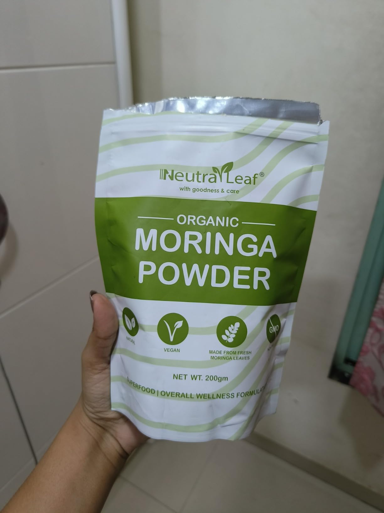 Neutra Leaf Organic Moringa Powder 200g Meets Daily Nutrition Superfood ...