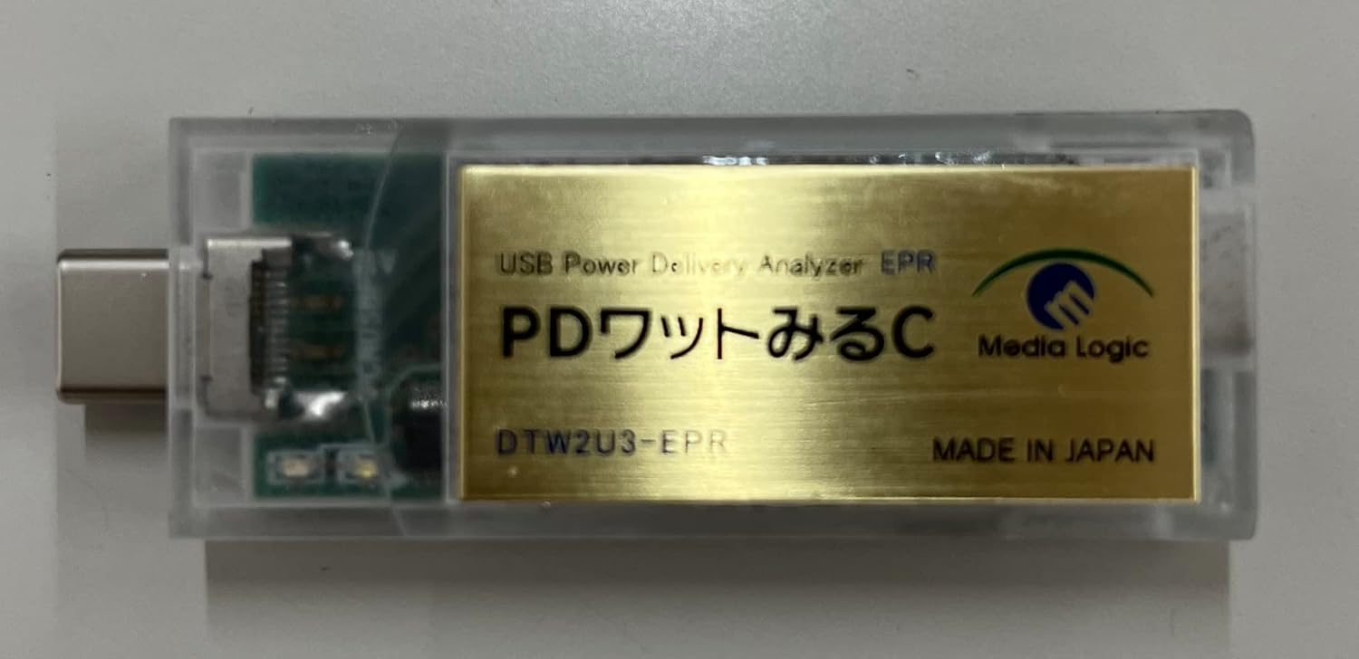 Amazon.co.jp: USB Power Delivery Analyzer dtw2u3 (PD Watt from C ...