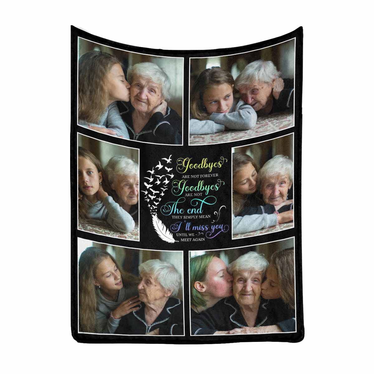 Amazon.com: MyPupSocks Custom Memorial Photo Blanket, I'll Miss You ...
