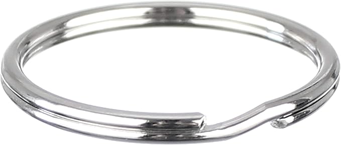 Amazon.com: CleverDelights 1 3/8" Split Key Rings - 100 Pack - Strong ...