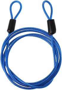 Amazon.com : Bicycle Lock Steel Wire Cable 1m Safety Loop Cycling Bike ...