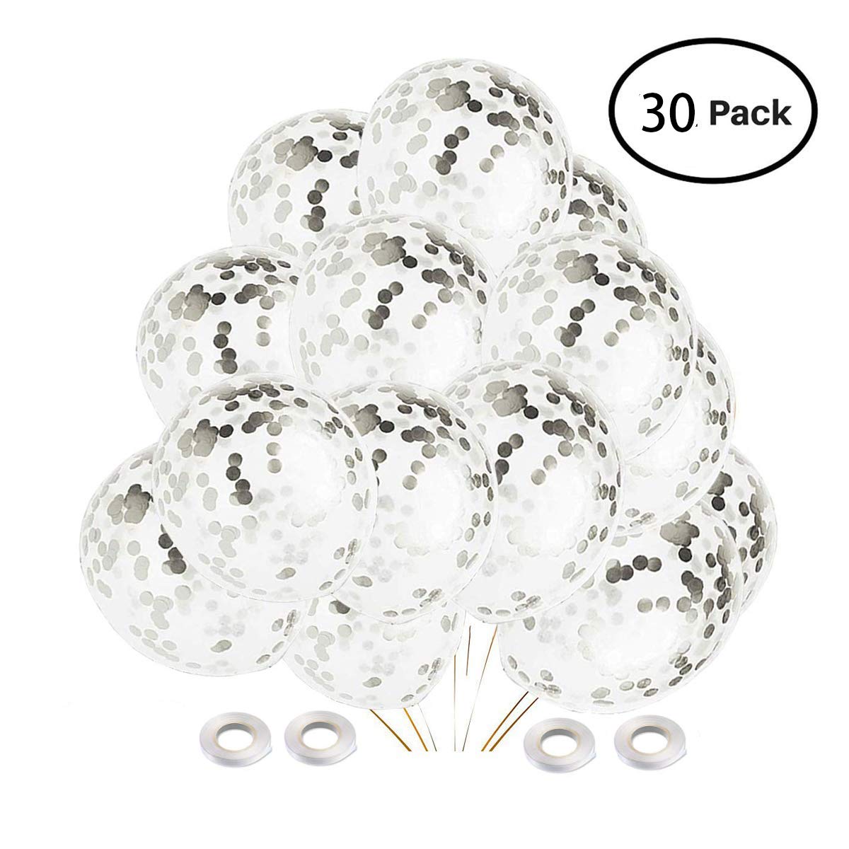 Buy a ray of sunshine Large helium confetti balloons,Confetti Latex ...