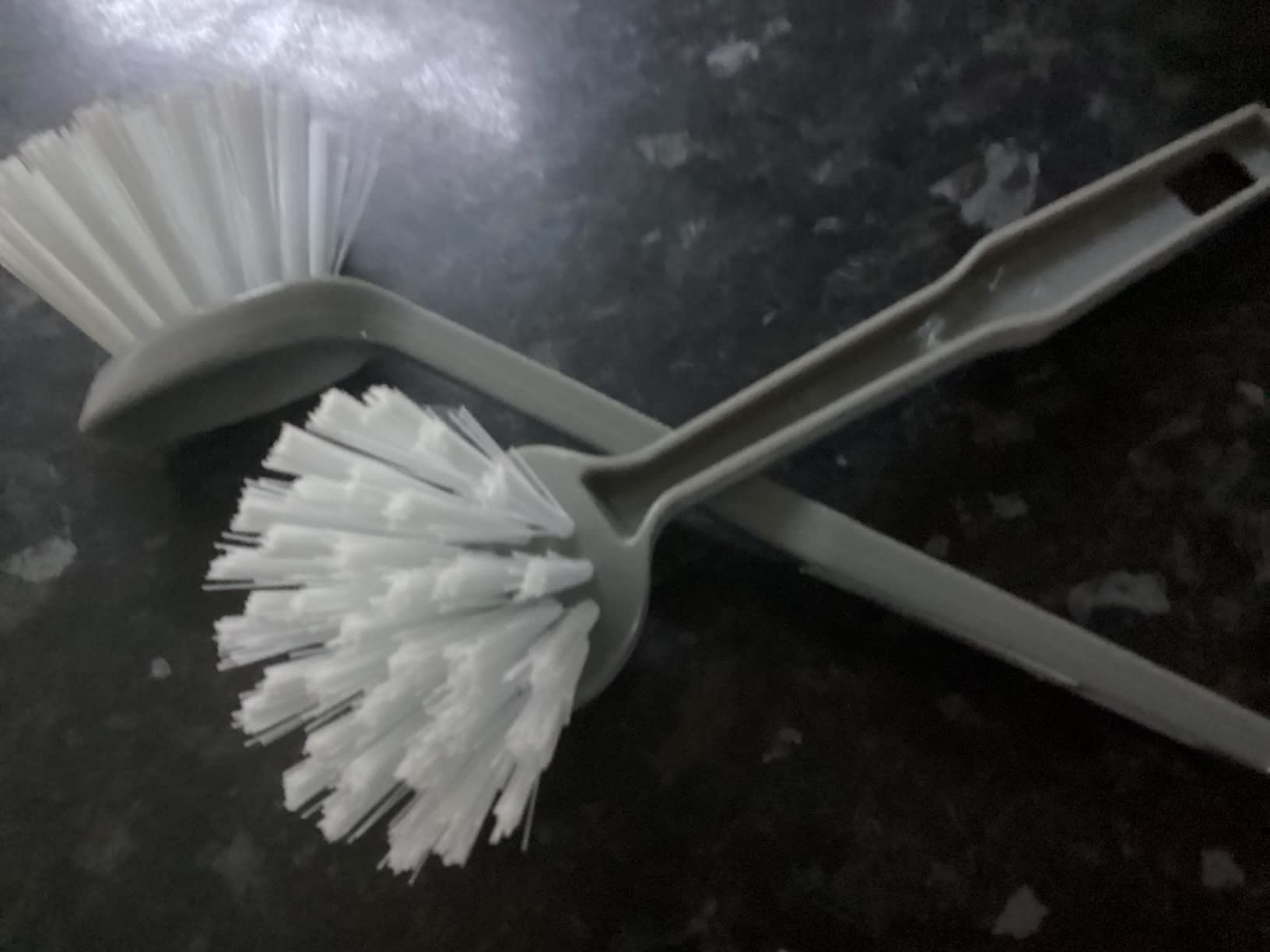 Pack of 7 Plastic Dish Brush Set with Firm Bristles − Dish Scrubber and ...