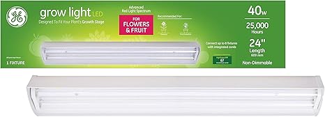 Amazon.com: GE LED Grow Light for Indoor Plants, Integrated LED Light ...