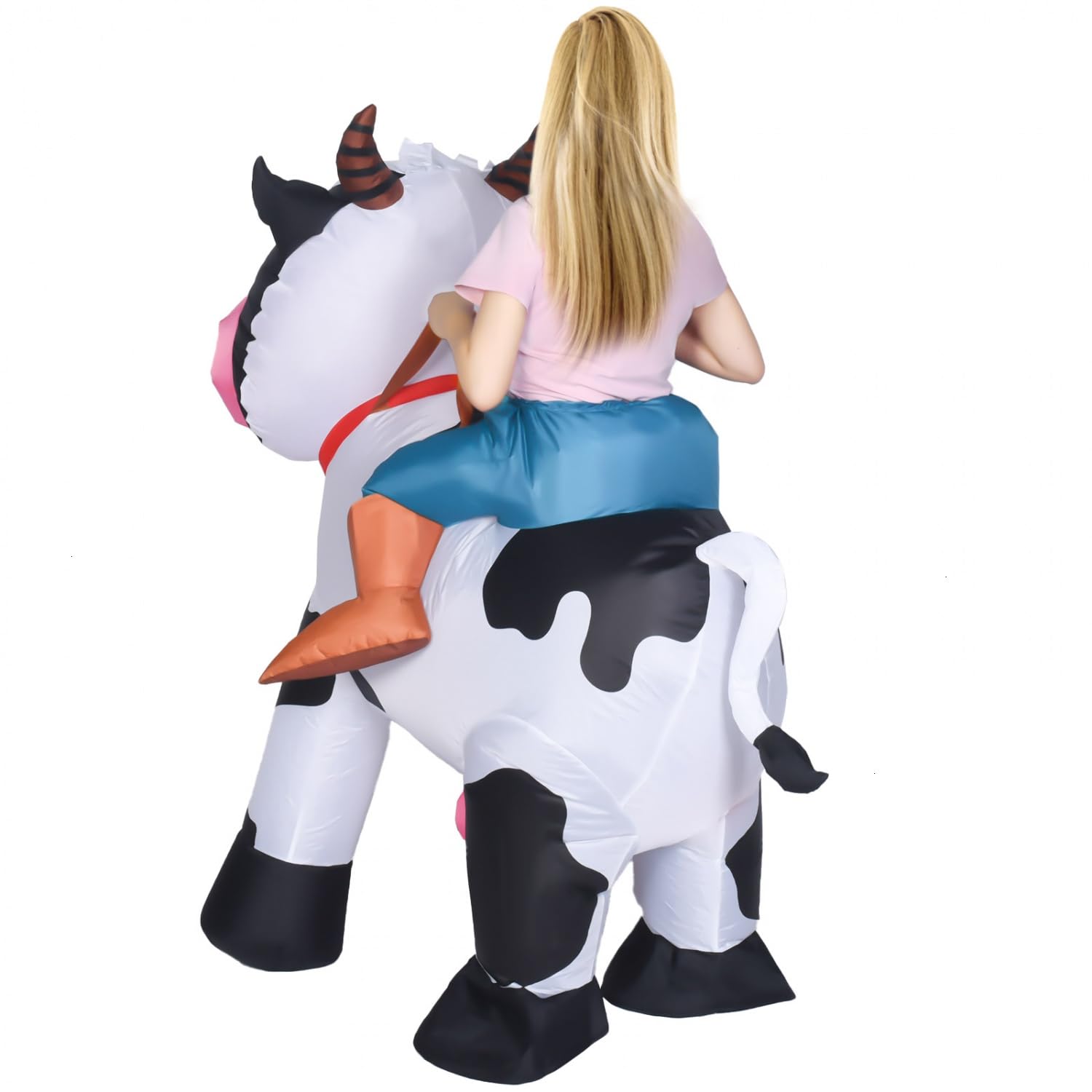 Snapklik.com : Blow Up Cow Costumes For Adults, Cow Rider Inflatable ...