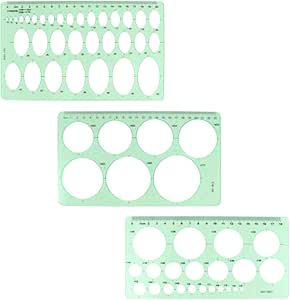 MAGICLULU 3 Pcs 1 Set Architecture Drawing Rulers Kit Buliding ...