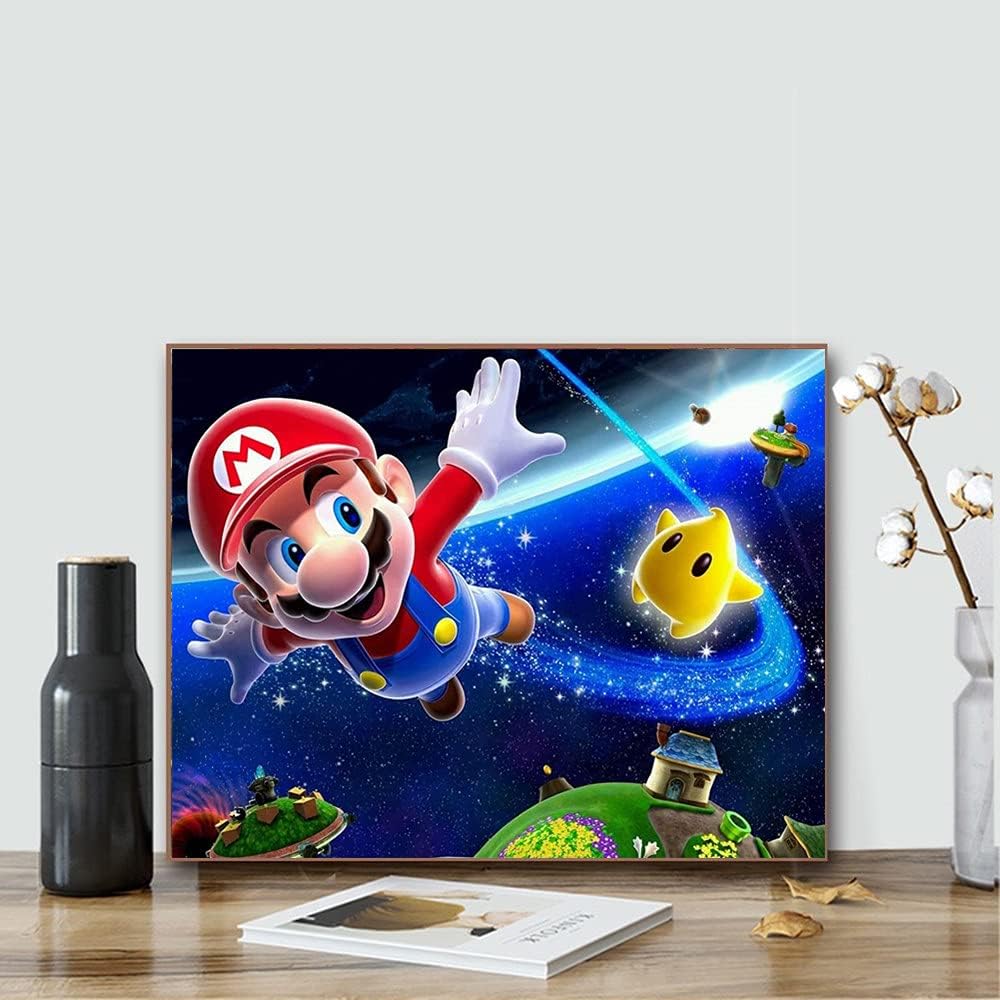 Amazon.com: ACENGXI Super Mario Paint by Numbers Kit DIY Painting by ...