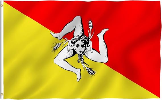 Amazon.com : ANLEY Fly Breeze 3x5 Foot Sicily Flag - Vivid Color and ...