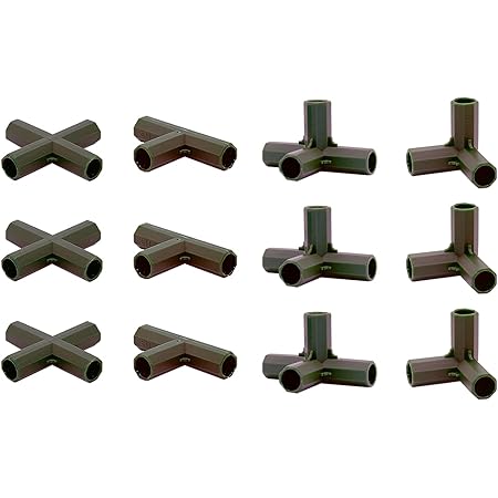 Amazon.com: 12PCS Fitting 16MM 4 Types Stable Support Heavy Duty ...