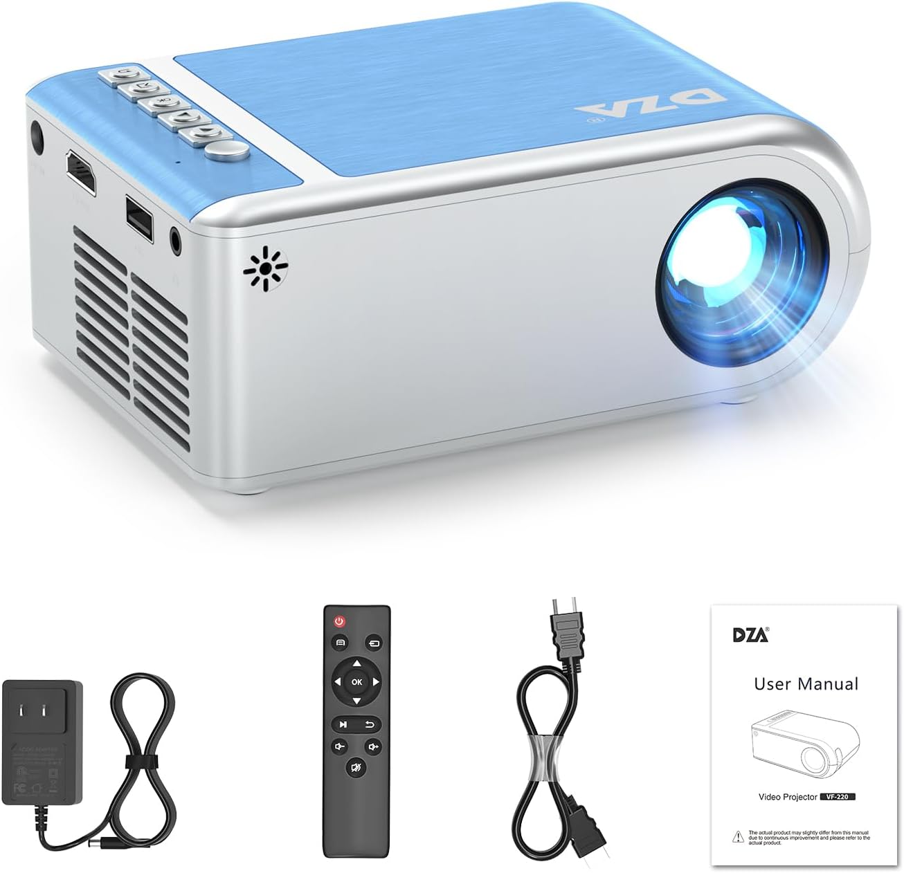 Amazon.com: ARTSEA Portable Bluetooth Mini Projector - HD 1080P ...