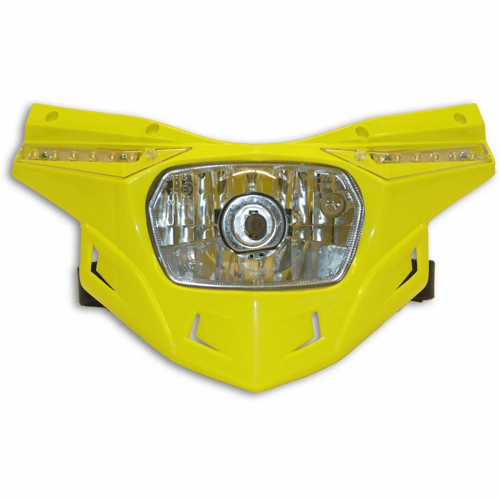UFO PF01714-041 Headlight (STEALTH LIGHT-STEALTH LOWER WHITE) : Amazon ...