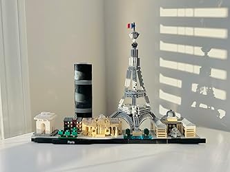 Amazon.com: LEGO Architecture Paris Skyline, Collectible Model Building Kit with Eiffel Tower ...