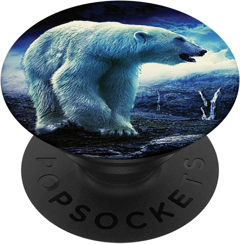 Amazon.com: Cute Polar Bear Pop Socket Men Women : Cell Phones ...