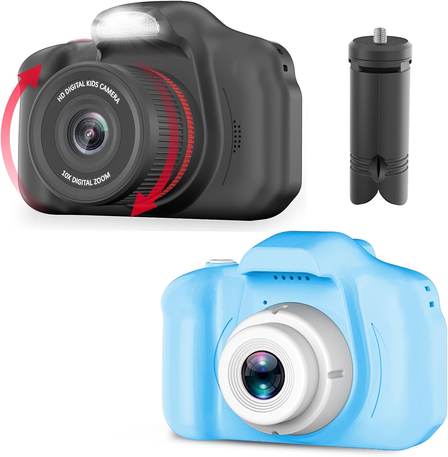 Amazon.com: Seckton Kids Selfie Camera for Boys Age 3-9 Blue & Digital ...