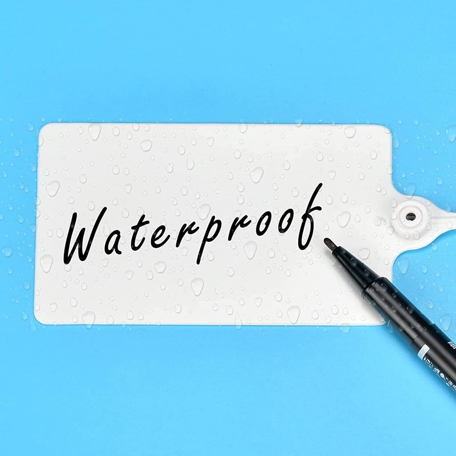 Jaffiust 100Pcs Plastic Tags Shipping Tags Water Proof Tags for ...