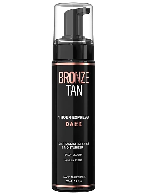 Amazon.com: Bronze Tan Self Tanner Mousse Dark Self Tan Foam | Sunless ...