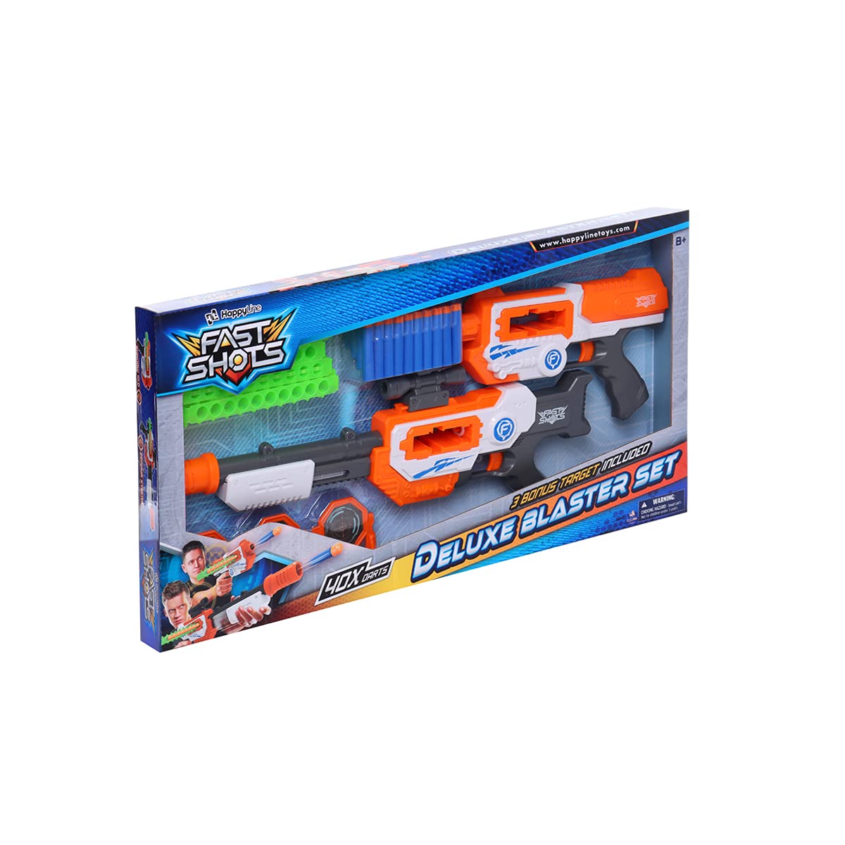 Juego de 2 pistolas de juguete Fast Shots Deluxe para...B08WC1XRDM ...