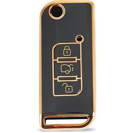 Carloginn Mogato TPU Leather Car Key Cover Compatible with Mahindra XUV ...