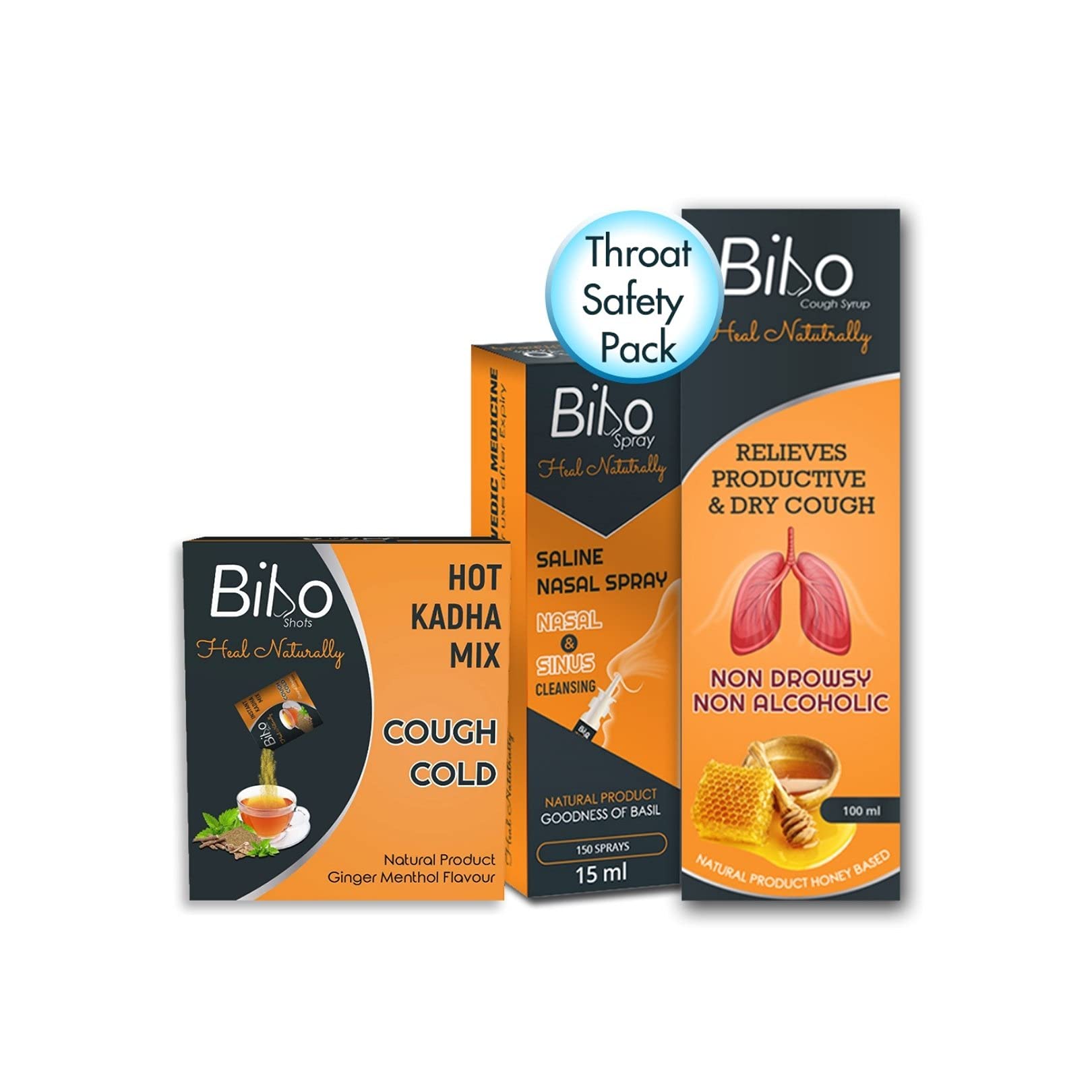 Buy Bibo Throat Safety Pack | Sore Throat | and | Synergistic Effect ...